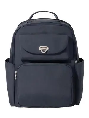 BAGGALLINI Laptop Backpack With Flip Lock Closure - French Navy