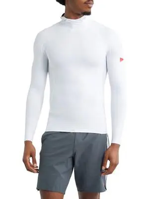 FLORENCE Long Sleeve Hooded Rashguard - White