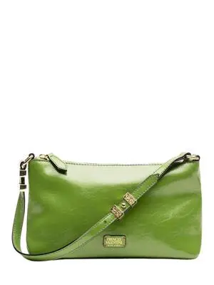 FRANCES VALENTINE Freddie Leather Shoulder Bag - Green