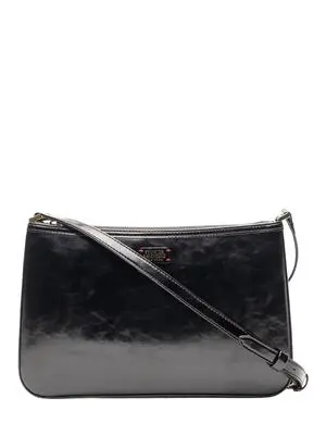 FRANCES VALENTINE Poppy Leather Crossbody Bag - Black