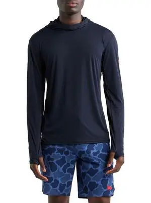 FLORENCE Sun Pro Hooded Rashguard - Department Navy