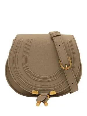 Chloé Marcie Small Crossbody Bag Boyish Brown