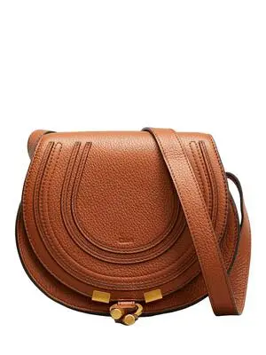 Chloé Marcie Small Crossbody Bag Tan