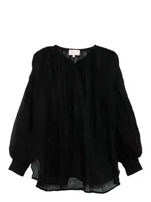 Luisa Spagnoli Linen Blouse - Black
