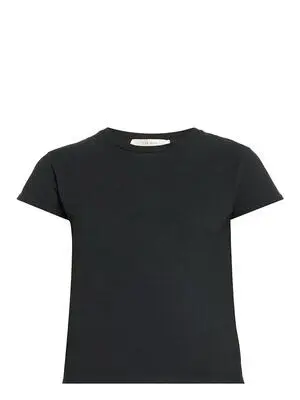 THE ROW Tori Shrunken T-shirt - Black