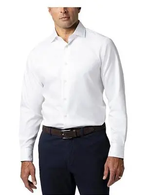 Robert Talbott Reynolds Double Twill Contemporary Fit Shirt - White