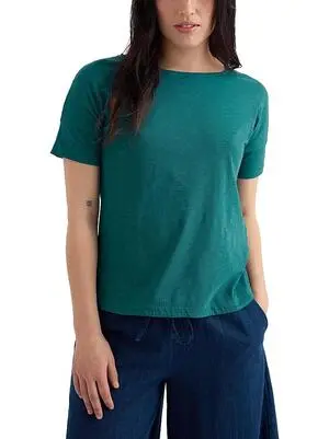 SEASALT CORNWALL Boat Neck T-shirt - Deep Dive