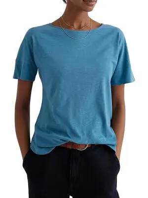 SEASALT CORNWALL Bryher View Striped T-shirt - Minnow