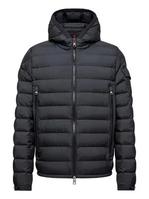Moncler Galion Hooded Down Jacket Black