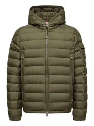 Moncler Galion Hooded Down Jacket Green