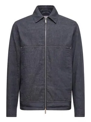 Moncler Ormoy Denim Down Shirt Jacket - Blue