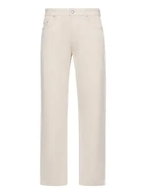 Moncler Straight Leg Jeans - White
