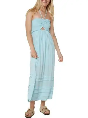 Roxy Saltwater Sweetness Convertible Maxi Dress - Tibetan Stone Solid