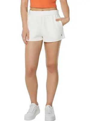Roxy Fleece Shorts - Egret Solid