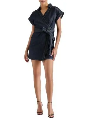STEVE MADDEN Odie Denim Mini Dress
