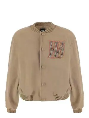 We11Done Cotton-blend Bomber Jacket - Neutrals