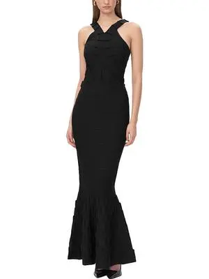 Herve Leger Phoebe Gown - Black