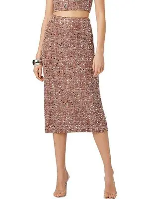 TOCCIN Leilani Pencil Skirt - Terracota