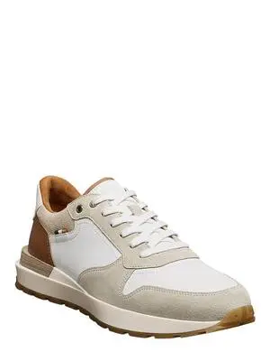 Allen Edmonds Lionel Leather Low Top Sneakers - Whtie Mix