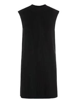 JIL SANDER Sleeveless Knitted Vest - Black