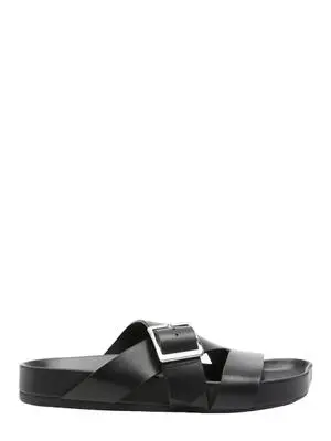 Loewe Ease Buckled Sandals - Black