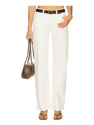 Hudson Jeans Kelli Low-rise Loose Straight - Cream