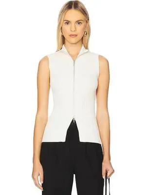 EAVES Carolyn Knit Vest - Ivory