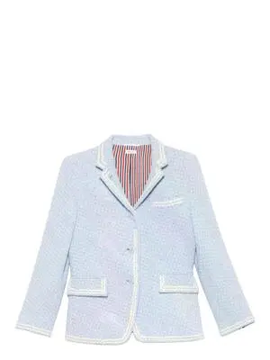 THOM BROWNE Solid Tweed Blazer