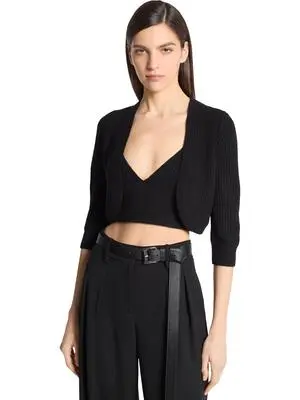 Michael Kors Cashmere Shrug - Black