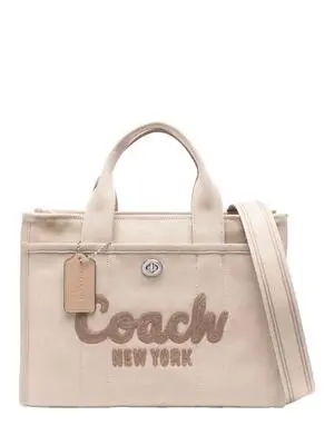 Coach Canvas Tote Bag - Beige