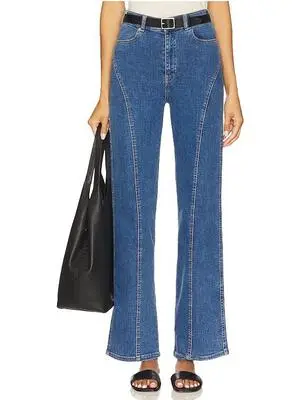 DR. DENIM Moxy Straight Curve Cut Jeans - Vale Sky Plain