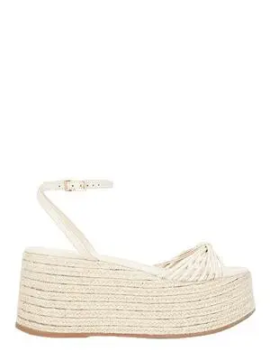 Schutz Livia Platform Sandals - Off White