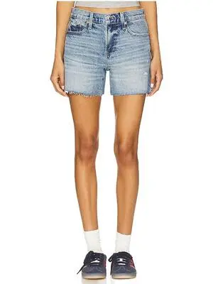 PISTOLA Kennedy Relaxed Mid Rise Cut Off Short Shorts - Central Vintage