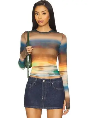 AFRM Kaylee Top Ocean Ombre