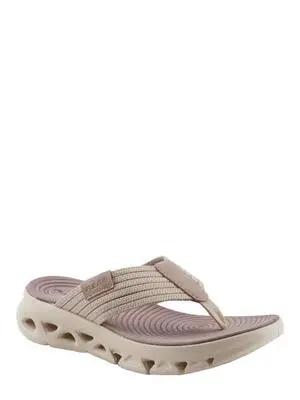 SPRING STEP SHOES Galla Platform Wedge Flip Flop - Mauve