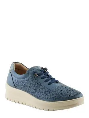 SPRING STEP SHOES Rayfield Lace-Up Sneakers Blue