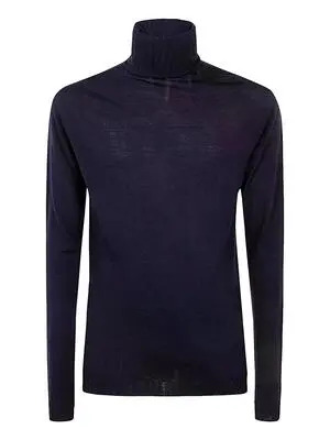 MD75 Roll Neck Jumper - Blue