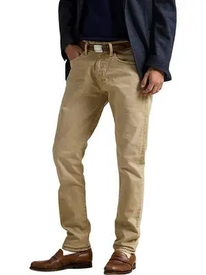 Ralph Lauren Sullivan Slim Polo Pony Stretch Jean - Khaki Hill