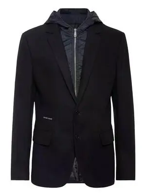 Philipp Plein Hooded Blazer - Blue