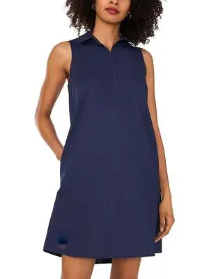 1.State Sleeveless Collared Dress - Indigo Night