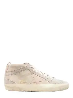 GOLDEN GOOSE Mid Star Suede Sneakers - Neutrals