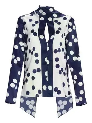 Silvia Tcherassi Gaby Blouse - Blue