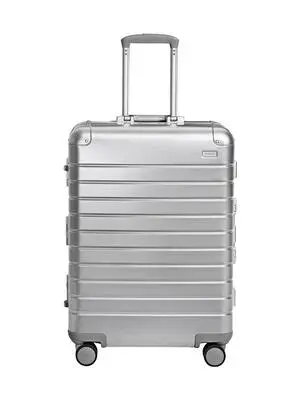 AWAY The Medium Aluminum Suitcase Silver