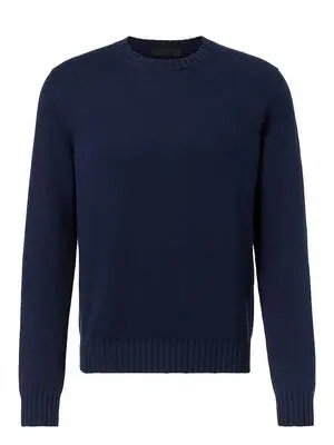 SAMAN AMEL Gio Cotton Sweater - Blue