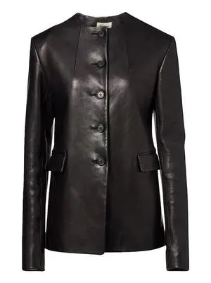 Khaite Jameson Leather Jacket - Black