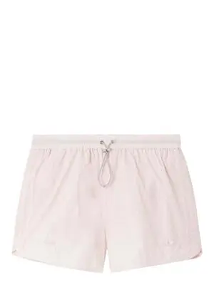 Adidas Originals By Alexander Wang Wales Bonner Embroidered Shell Shorts - Pink