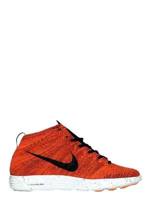 Nike Lunar Flyknit Chukka Sneakers - Red