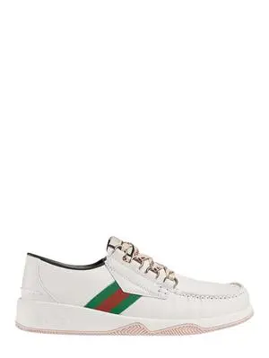 GUCCI Leather Low Top Sneakers