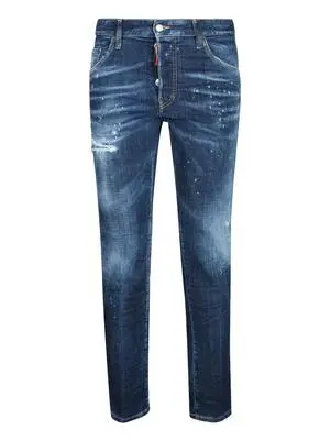 Dsquared2 DSQUARED2 Stretch Cotton Denim Jeans Blue