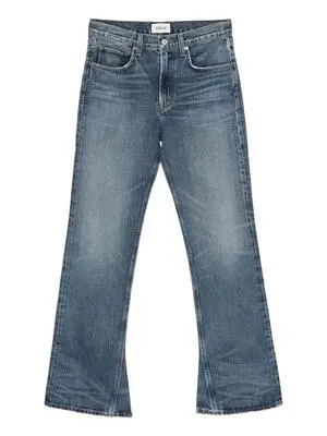 AGOLDE High-waisted Flared Jeans - Blue
